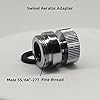 Amazon.com: Faucet Adapter-Swivel Aerator Adapter Female 55/64"-27T ...