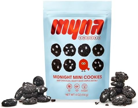 Amazon.com: Myna Snacks Midnight Mini Cookies - 4oz (Pack of 1 ...