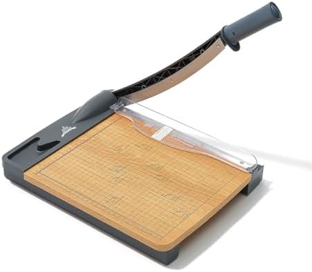 JIELISI Guillotine Paper Cutter Cutting Performance up to 12 Sheets,12 ...