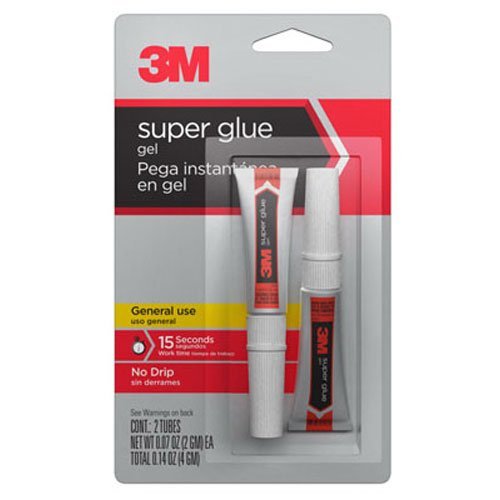 3M Super Glue Gel 2/Pkg-.07 Ounce 2/Pkg : Amazon.in: Office Products