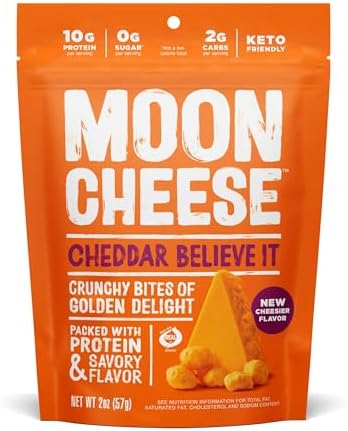 Amazon.com: MOON CHEESE, SNACK, MEDIUM CHEDDAR - Pack of 12