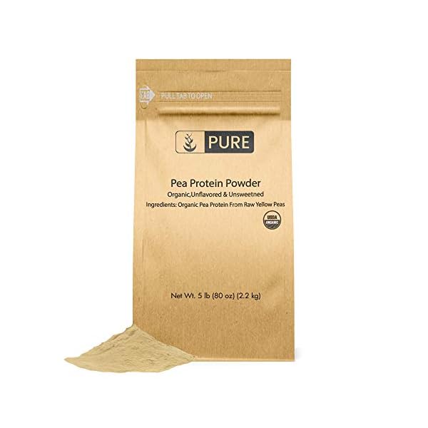 Pure Original Ingredients Pea Protein Powder (5 lbs) Eco-Friendly ...