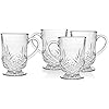 Amazon.com: Godinger Coffee Mugs, Tea or Hot Water Glass Cups - Dublin ...