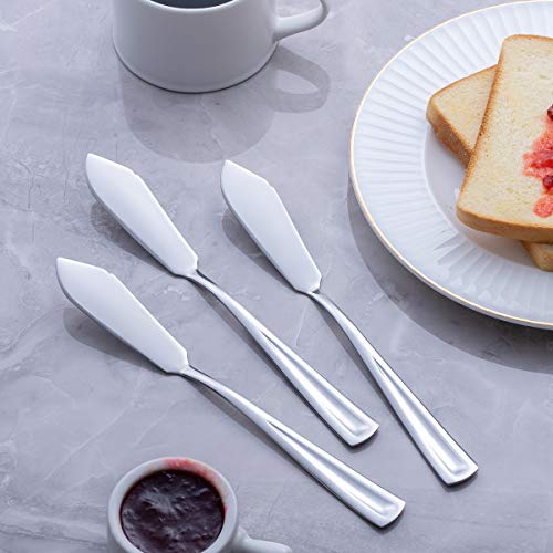 Snapklik.com : Butter Spreader Knife, 8.1-inch Stainless Steel Cheese ...