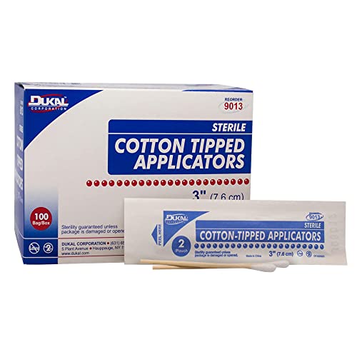 Snapklik.com : Dukal Cotton Tipped Applicators 3. Pack Of 200 ...