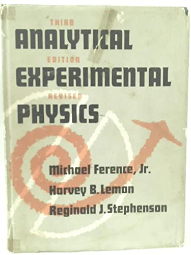 Amazon.com: Analytical Experimental Physics: 9780226242996: Ference ...
