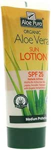 Aloe Pura Aloe Vera Sun Lotion SPF 25 200ml (Pack of 6) : Amazon.co.uk: Beauty