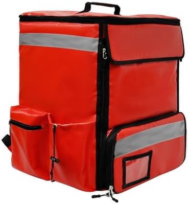XL Large Insulated Food Delivery Backpack Expandable with 4 Cups ...