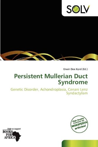 Persistent Mullerian Duct Syndrome : Dee Kord, Erwin: Amazon.com.mx: Libros