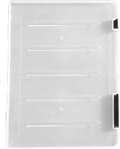 Amazon.com : A4 Magazine File Box Document Paper Organizer Buckle ...