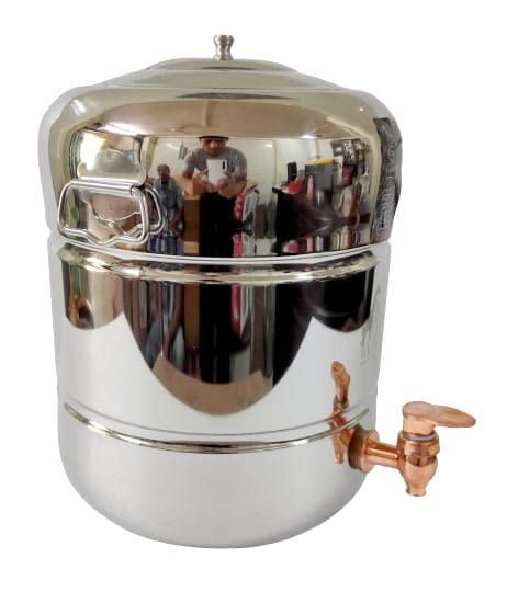 Buy Steel Water Matka 12 Liters With Tap|Large Stainless Steel Water ...