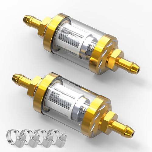 Amazon.com: QCDENG 2pcs 5/16" Universal Gasoline Filter Inline Element ...