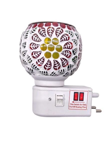 Kusum GANGA Glass Camphor Diffuser Electric Kapoor Dani. Pooja Item for ...