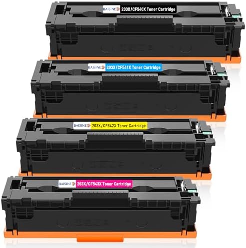 HP CF540A 203A Original LaserJet Toner Cartridge, Black, Single Pack ...