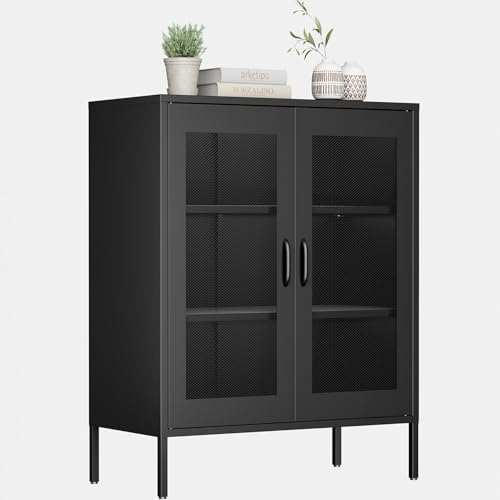 Amazon.com: QPRVPTOW Bathroom Floor Storage Cabinet,40" H Metal Locker ...
