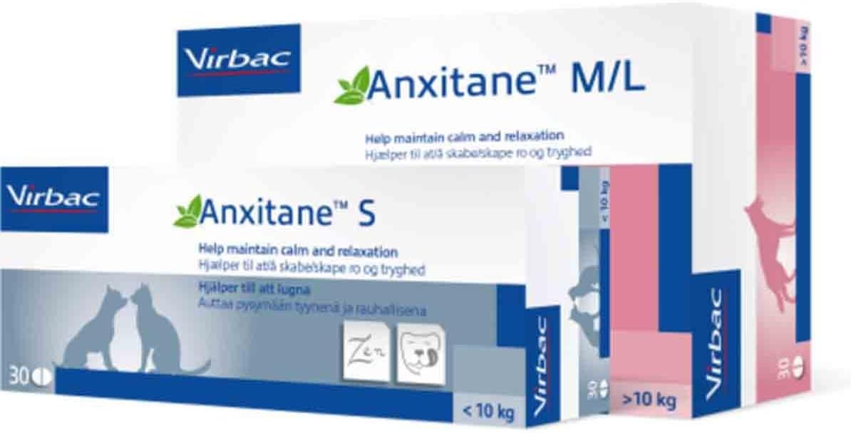 Virbac Anxitane for Cat/Dog S 30 Tablets : Amazon.com.be: Pet Supplies