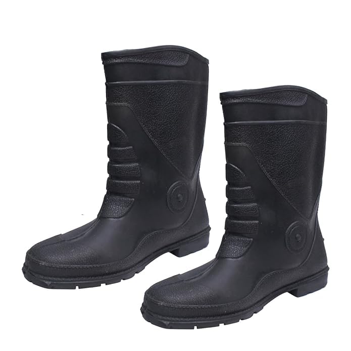 Fully Gumboot For Men, Waterproof Rain Boots Anti-Slip Safety Gum Boot ...