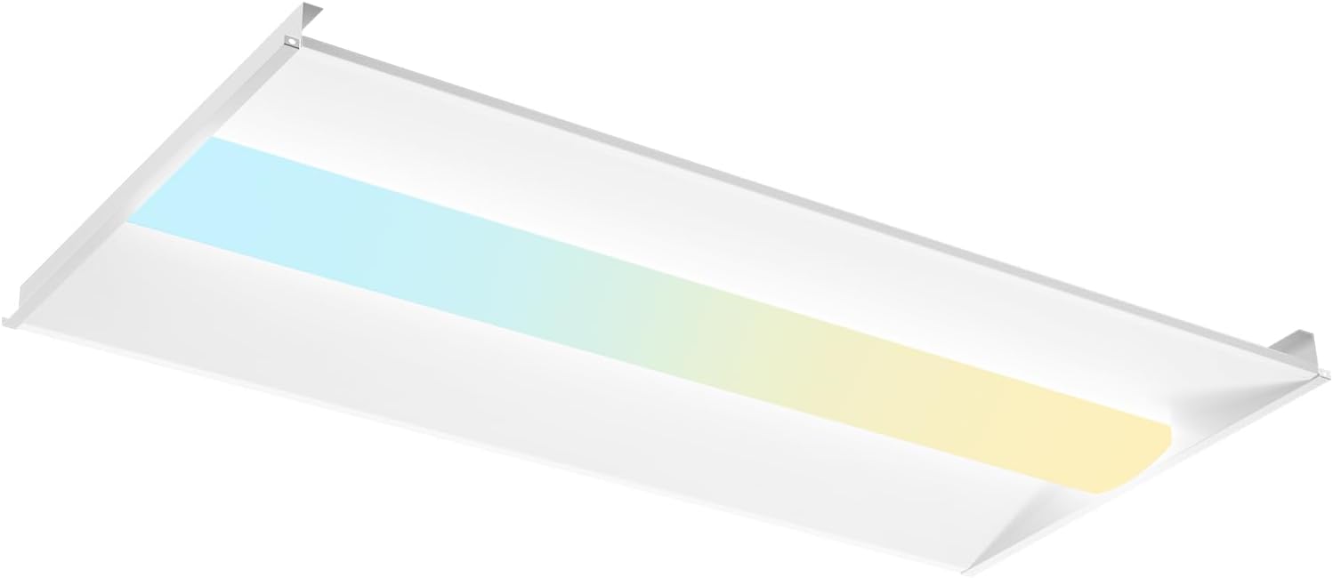 Amico 1 Pack 2x4 LED Troffer Panel Light with 3000K/3500K/4000K/5000K ...