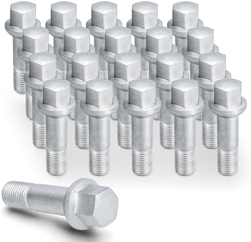 Amazon.com: 0009905307 20pcs M14*1.5 Wheel Lug Bolt,17mm Hex, 20mm ...