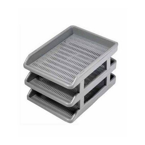 Omega 1739/S Deluxe Office Tray W Riser-Grey,3/Set - pc : Amazon.in ...