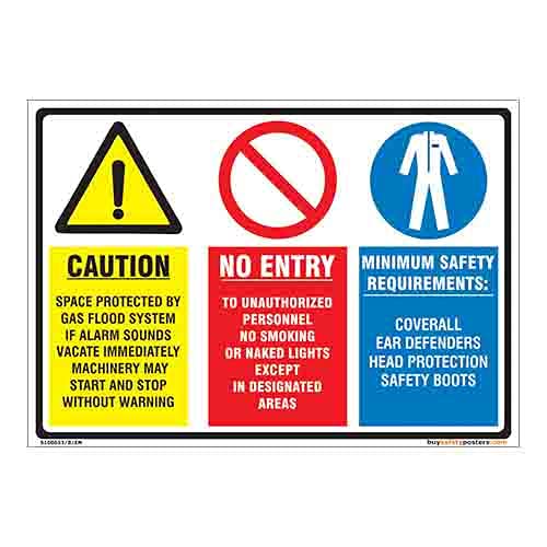 buysafetyposters.com - Industrial Safety Sign in Combinations In ...