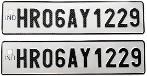 Moto Utility® Car Number Plates | Number Plate for Car, Car no Plate ...