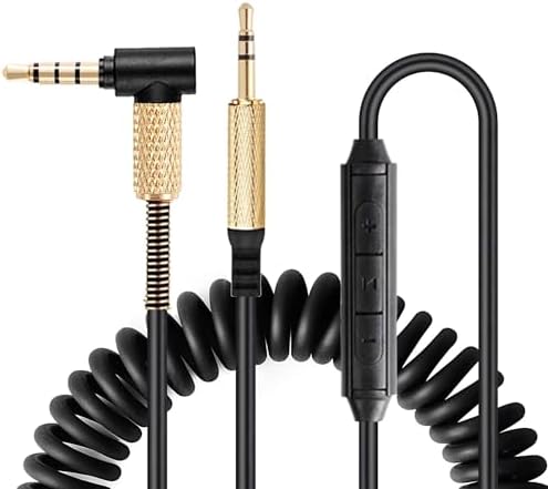 Amazon.com: Fezzlo QC45 Coiled Audio Cable Compatible with Bose QC35 ...