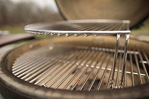 Aura outdoor products Stack Rack Grill Extender for Big Green Egg ...
