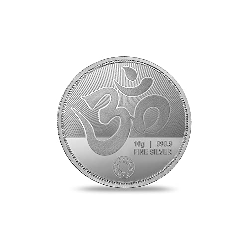 MMTC-PAMP 999.9 Purity Ganesh Lakshmi ji 10 gram Silver Coin : Amazon ...