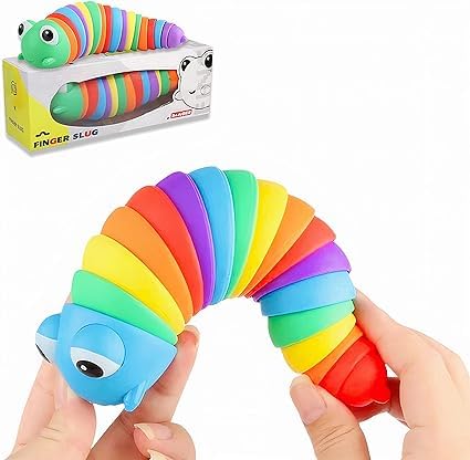 Buy GoldiMec Slug Fidget Toys Clicky Sound Making Toy, Stress Relieving ...