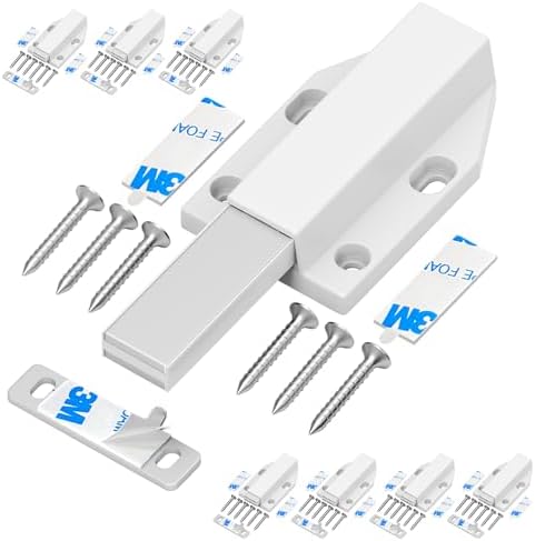 Magnetic Push Latch Without Nail Installation Tonitrui Heavy Duty ...