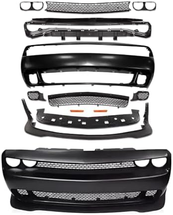 Amazon.com: MGWILL Front Bumper Grill Kit Compatible with 2008 2009 ...