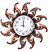 Amazon.com: HOBYLUBY Outdoor Clock and Thermometer Combo, Parrot ...