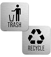 Amazon.com: Recycle and Trash Magnets for Kitchen Trash Cans and ...