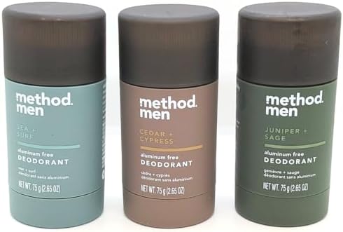 Amazon.com: Method Men Aluminum Free Deodorant, Sea + Surf, 2.65 oz, 2. ...