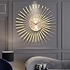 Amazon.com: PSYCHE GOD Gold Wall Clock Decor Silent 24" Battery ...