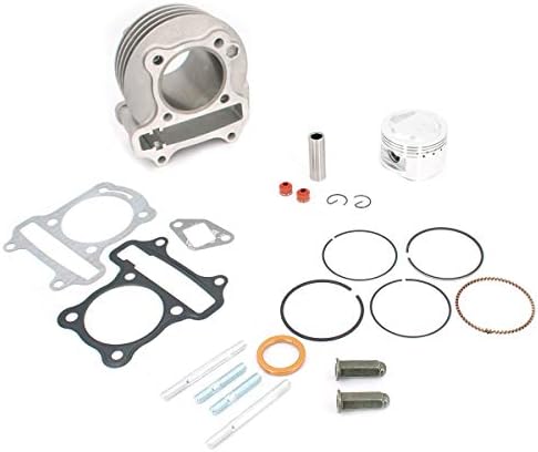 Amazon.com: Glixal GY6 100cc 50mm Complete Big Bore Cylinder Rebuild ...