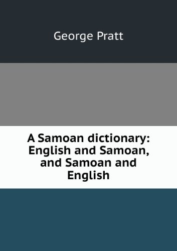 A Samoan Dictionary English and Samoan : Amazon.in: Books