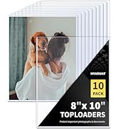 Amazon.com: HYARUAT 3.5x5 Toploader - Semi-Rigid Plastic Sleeves, Clear ...