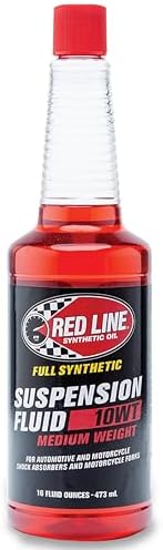 Amazon.com: Red Line 91132 Medium 10WT Synthetic Suspension Fluid (Red ...