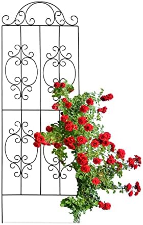 Relaxdays Rankgitter Metall, Antik-Design, Rankhilfe für ...