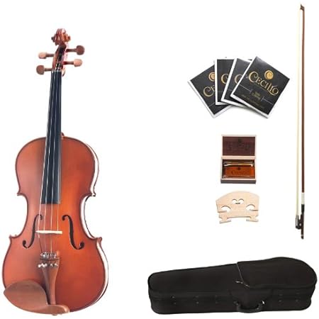 Amazon.com: Cecilio CVA-400 Solidwood Viola, Size 14-Inch : Musical ...