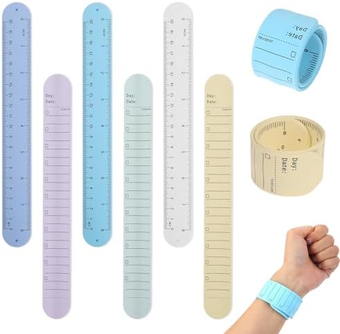 Amazon.com : 6 PCS Erasable Wristband Wrist Notepad 8'' Memo Wrist Band ...
