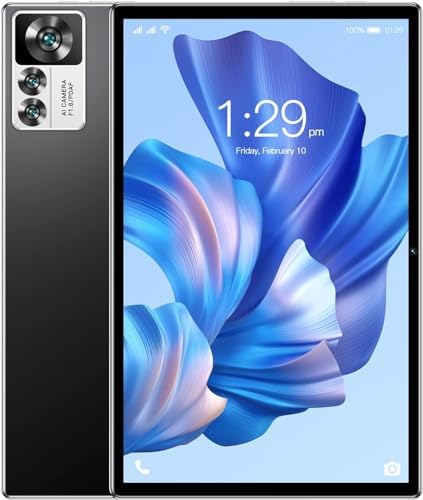 Tablet 10", Android 13 tablet, 8GB RAM+256GB ROM, câmara traseira de 32 ...