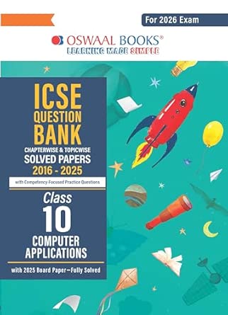 Oswaal ICSE Question Bank Chapterwise & Topicwise Solved Papers Class ...