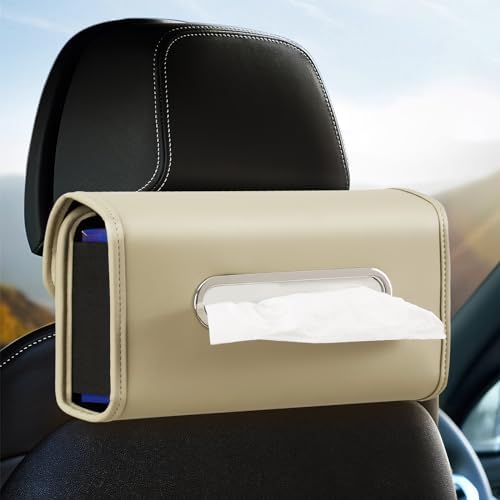 Amazon.com: Car Tissue Holder, WHHMK Tissue Box Cover Keep Car Tidy, Backseat Napkin Organizer ...