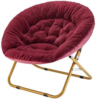 Amazon.com: Urban Lifestyle Oversized Rabbit Faux Fur Saucer Chair ...