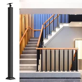 Square Stair Spindles/Stair Baluster Posts, 270° Adjustable Railing ...