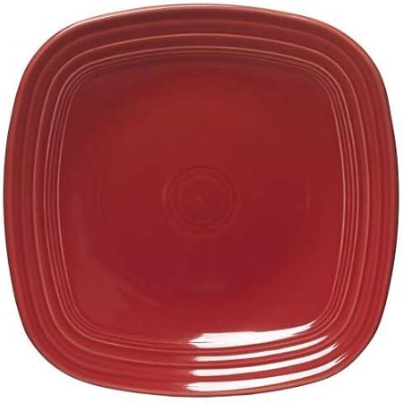 Amazon.com | Fiesta 10-3/4-Inch Square Dinner Plate, Paprika ...