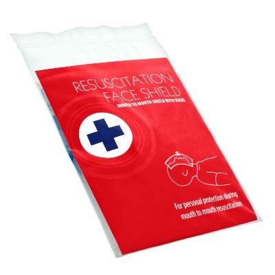 Resuscitation Face Shield with One-Way Valve : Amazon.co.uk: Business ...